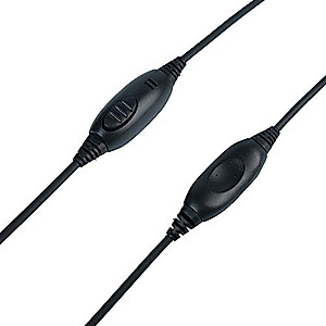 Klykon 2 Pin Motorola Ear Pieces Noise Cancelling Earpiece Headphone Overhead Headset for Motorola walkie Talkie 2 Way Radio Cls1110 Cls1410 Cp200 etc