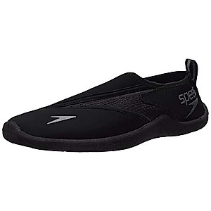 Speedo mens Surfwalker Pro 3.0 athletic water shoes, Speedo Black, 8 US