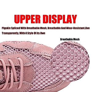 Lymphvity Classic ltalian Handmade Suede Sneakers for Womens,Outdoor Non Slip Low Top Breathable Chukka Boots Sports Beck Walking Casual Shoes (Brownish Yellow,8)