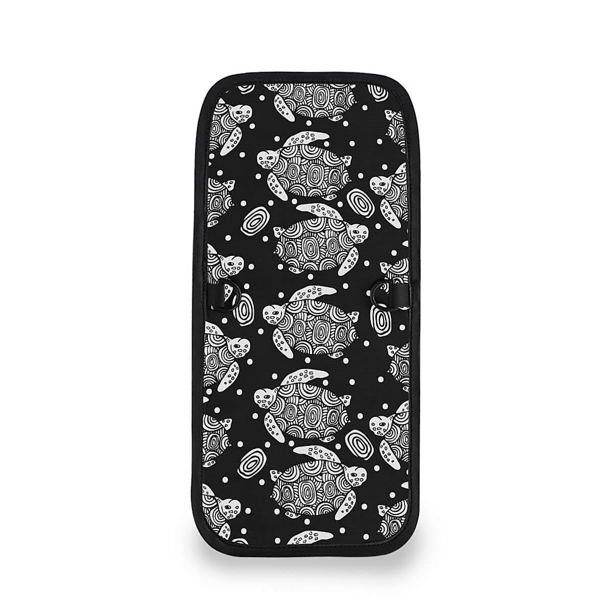 ALAZA Black Sea Turtle Polka Dot Small Crossbody Bags Travel Wallet Purse Passport Holder Mini Cell Phone Bag for Women