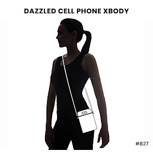 Chala Group Dragonfly Cellphone Crossbody Handbag - Convertable Strap (Grey_ Dragonfly)