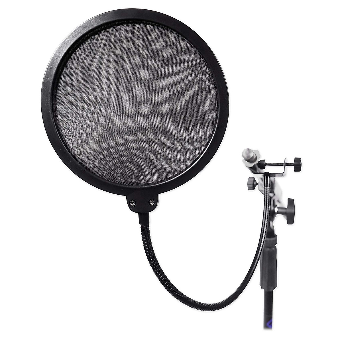 Rockville Z-Stream USB Condenser Computer Microphone YouTube Zoom Podcasting Mic Bundle RockPop Double Screen Recording Mic Pop Filter w/Metal Gooseneck Clamp