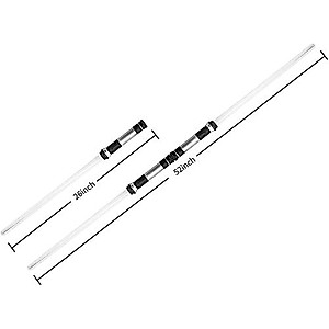 Beyondtrade 2-in-1 Lightsabers for Kids Anti-Breaking LED Light up Sword FX Dual Saber with Sound (Motion Sensitive) for Galaxy War Fighters Halloween Costume Accessories Xmas Presents