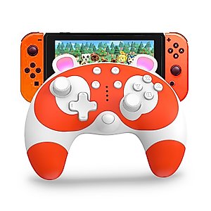 DYONDER Switch Pro Controller for Switch/Lite/OLED, Mini Wireless PC Gaming Controllers For Kids(Yellow)