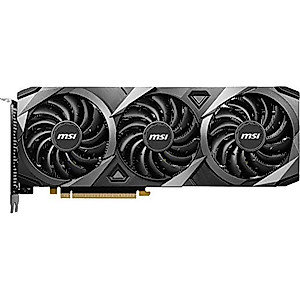 MSI GeForce RTX 3060 Ti Ventus 3X 8G OC LHR Gaming Graphics Card - 8GB GDDR6, 1695MHz, PCI Express Gen 4, 256-bit, 3X DP v 1.4a, HDMI 2.1 (Supports 4K)