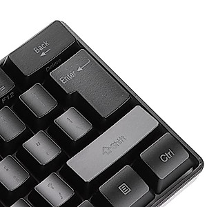 01 02 015 Mechanical Keyboard, Backlit Design USB Gaming Keyboard Adjustable Angle Ergonomics Design for Home Office for Gaming for Work