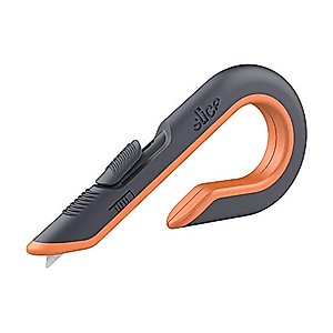 Slice - 10400 Box Cutter, 3 Position Manual Button with Ceramic Blade, Locking blade
