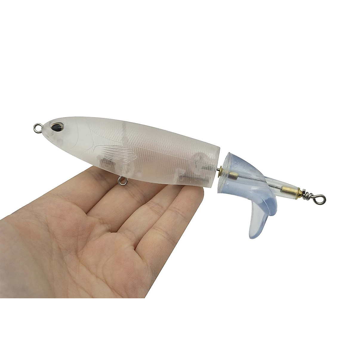 unpainted 14.5cm 32.06g Crawfish Crankbait Blanks Whopper Popper Swimbait Trout Spinnerbaits Topwater jerkbait Pike Walleye Perch Rotating Tail Swivel 130mm plopper