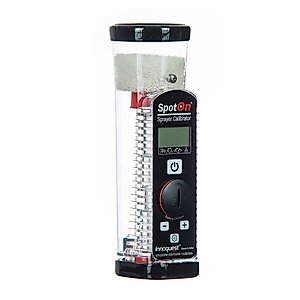 SpotOn SC-2 Sprayer Calibrator - Digital Nozzle Flow Meter for Precise Chemical Application - Pesticide & Fertilizer Rate Calculator - Quickly Check Flow Rate of Sprayer Nozzles