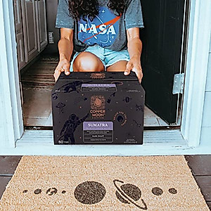 Copper Moon Single Serve Coffee Pods for Keurig K-Cup Brewers, Dark Roast, Sumatra Blend, 80 Count