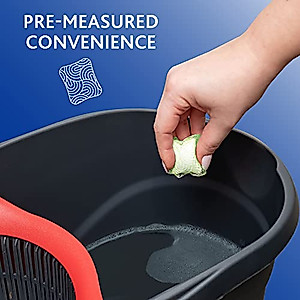 O-Cedar PACS Hard Floor Cleaner, Crisp Citrus Scent 10ct (1-Pack) | Made with Naturally-Derived Ingredients | Safe to Use on All Hard Floors | Perfect for Mop Buckets