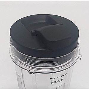 2piece Replacement Parts Spout Lid For Auto-iQ Nutri Ninja BL2012/BL2013/BL480/BL480D/481/482/486/487/487A/488W/490/491/492/492W/640/642/642W/642Z/680A/682NN100/NN100A/NN101/NN102 (2)