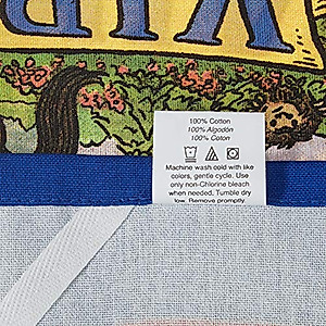 Kay Dee Designs Adventure Destinations Virginia Map Tea Kitchen Towel, 18" x 28", Various