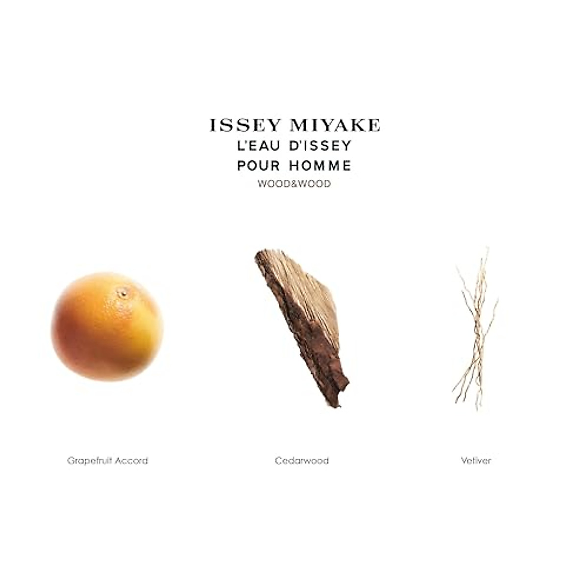 Issey Miyake L'Eau D'Issey Wood & Wood Eau de Parfum Intense Spray for Men, 3.4 Ounce