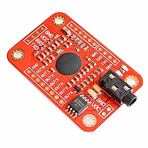 Rakstore Speak Recognition Voice Recognition Module V3 Compatible with for Arduino Support 80 Kinds of Voice DC 4.4-5.5 V High Accuracy