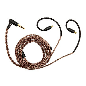 DAUERHAFT Replacement Headphone Cable, Oxygen Free Copper Rustproof Earphone Replacement Upgrade Cable Gold Plated Plug for LS200 for E40 for CKR90 for LS300