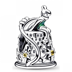 Pandora Disney characters sterling silver charms, One Size, Sterling Silver, Cubic Zirconia