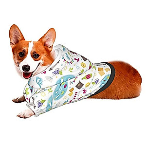 Happy Traditional Jewish Passover Dog Wear Hoodies for Small Pets Costume Cosplay Clothes Puppy Warm Coat XX-Large