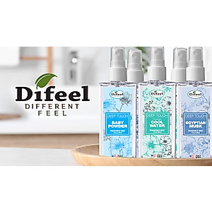Difeel Deep Touch Body Mist Spray - Egyptian Musk 3 Ounces