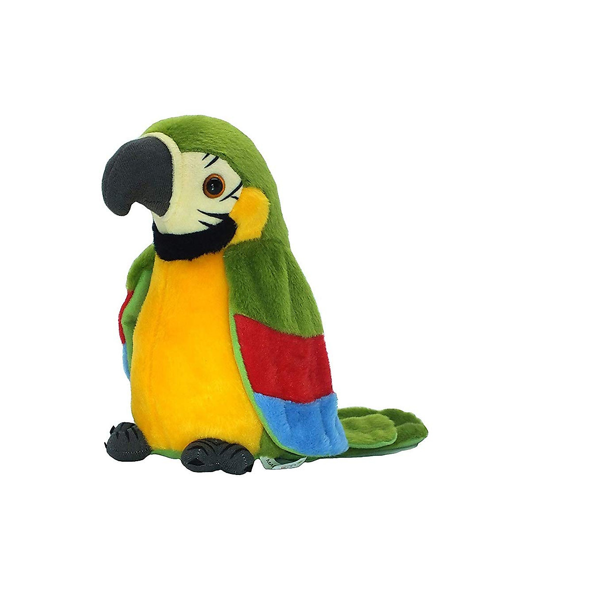 Talking Parrot No Matter What You Say Will Repeat What You Say Funny Learning Good Helper Bring You Happiness!Parrot Toys! Speaking Parrot.Talking Bird.Multifunctional Electric Plush Parrot Speaking