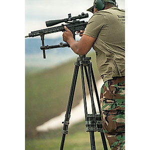 BOG FieldPod Magnum Hunting Rest with Ultra-Stable Dual Frame Construction, Bubble Level, Spiked All-Terrain Feet, Non-Marring Hands-Free Gun Rest, and Tension Knobs for Hunting, Shooting, and Outdoor