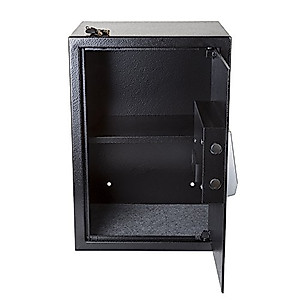 Digital Safe – Electronic Steel Safe with Keypad, 2 Manual Override Keys – Protect Money, Jewelry, Passports – For Home, Business, Travel by Stalwart