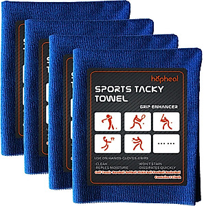 hapheal Tacky Towel Grip Enhancer- Perfort for Tennis,Pickle Ball,Base Ball,Golf,Football,Basketball