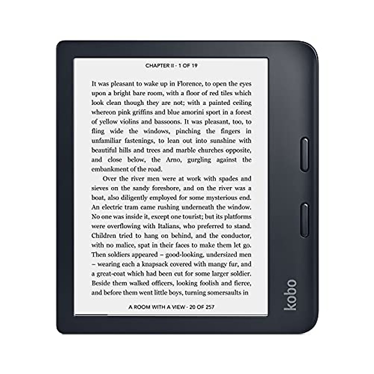Kobo Libra 2 | eReader | 7” Glare Free Touchscreen | Waterproof | Adjustable Brightness and Color Temperature | Blue Light Reduction | eBooks | WiFi | 32GB of Storage | Carta E Ink Technology | Black