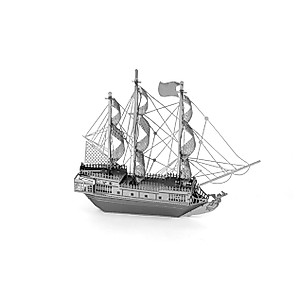 MetalEarth 3D Metal Model - Black Pearl Pirate Ship