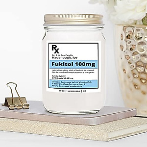 YouNique Designs Scented Candles - Funny Soy Candles for Home Scented Gifts for Women, Men, Him, Her, 8 oz, Boyfriend, Girlfriend, Coworker, Best Friends Birthday (Lavender & Vanilla)