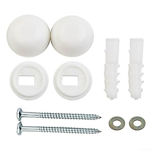 Toilet Bidet Anchor Bolts Set Toilet Floor Fixing Repair Fitting Toilet Plastic Cover Accessories Stainless Steel Screws