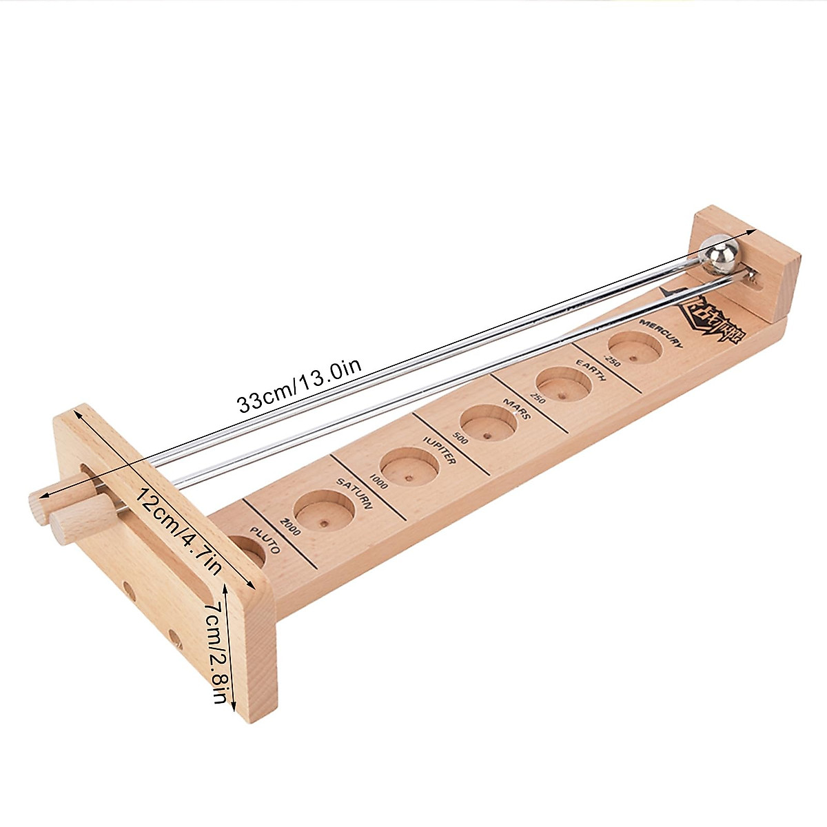 Akozon Games Wooden Adult Intelligent Puzzle Balance Desktop Ball Leisure Game