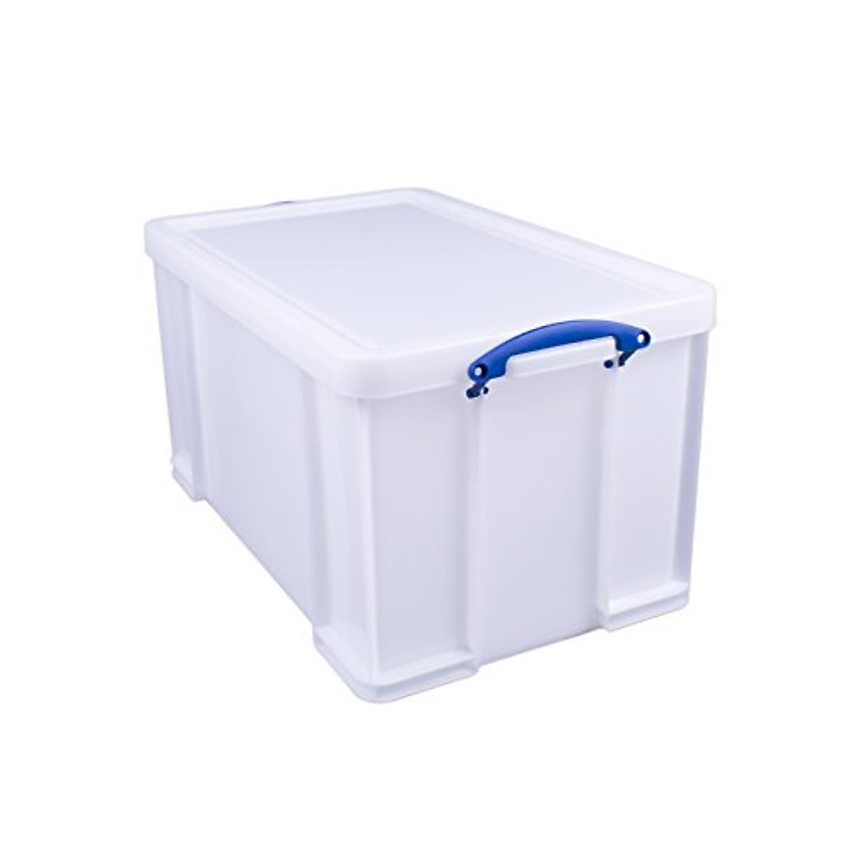 Really Useful Plastic Storage Box 84 Litre White Strong