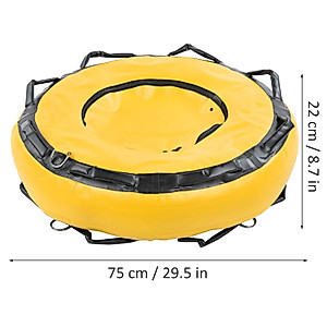 Jiawu Buoyancy, Marker Signal Marker Freediving, Dive Float Signal Accessory Heavy Duty for Diving Water Sports(Yellow)