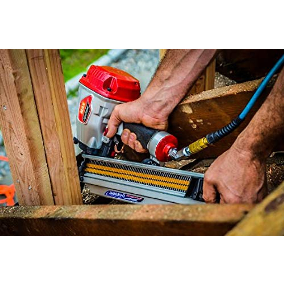 MAX USA CORP SuperFramer SN883RH3 21 Degree Framing Full Round Head Stick Nailer up to 3-1/4"