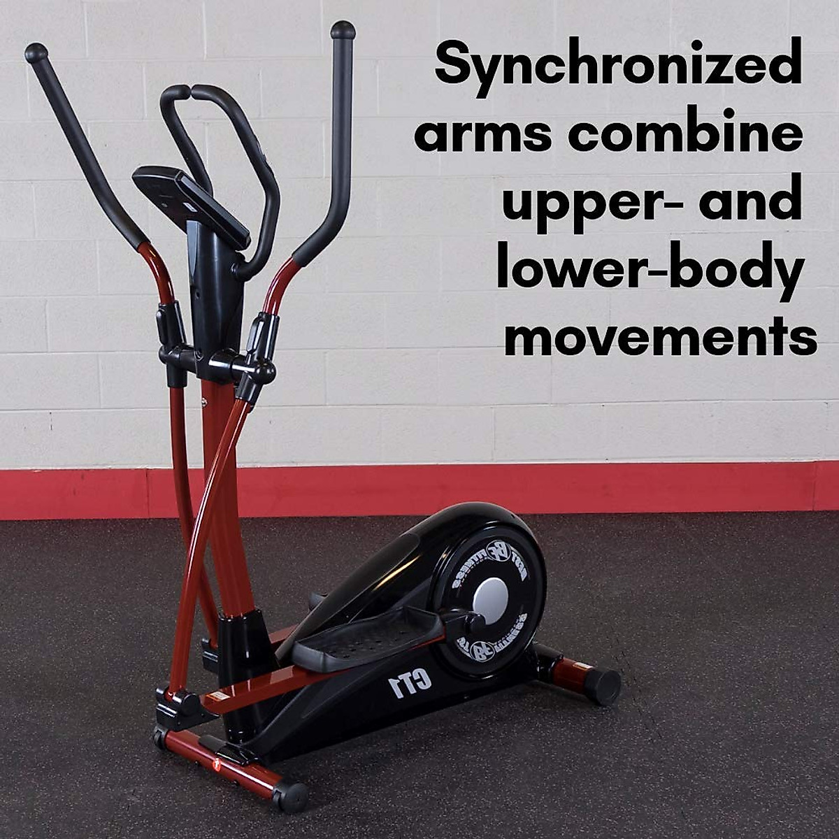 Best Fitness (BFCT1) Elliptical Trainer Machine, Cardio Workout Crosstrainer Exercising Machines for Home Gym with 225lb Weight Capacity