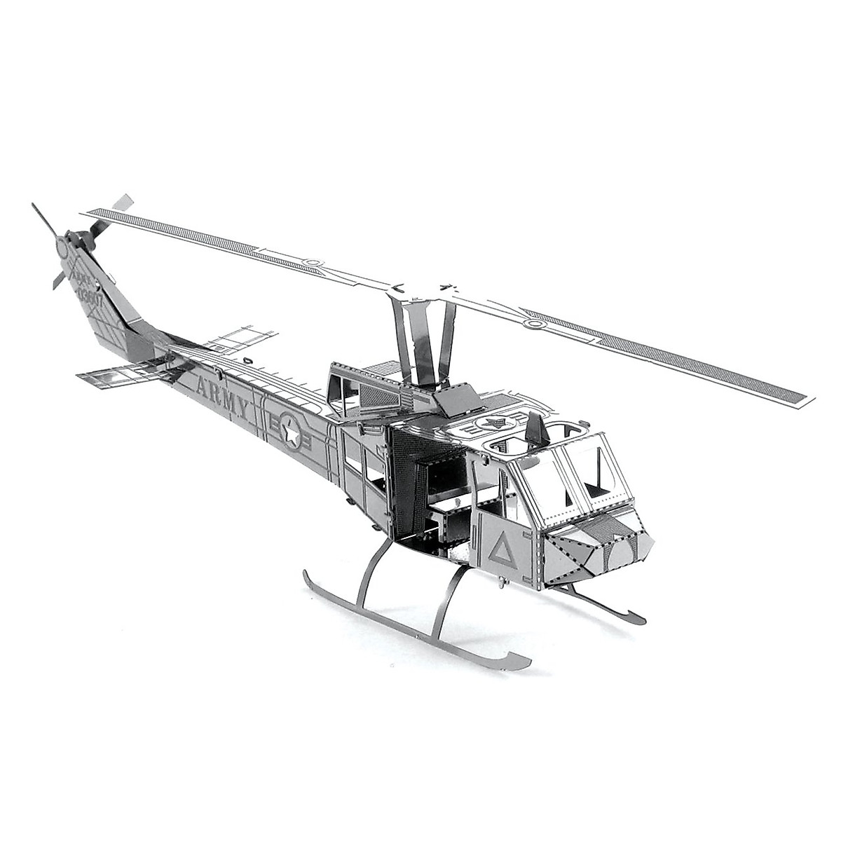 Metal Earth Huey UH-1 Helicopter 3D Metal Model Kit Fascinations