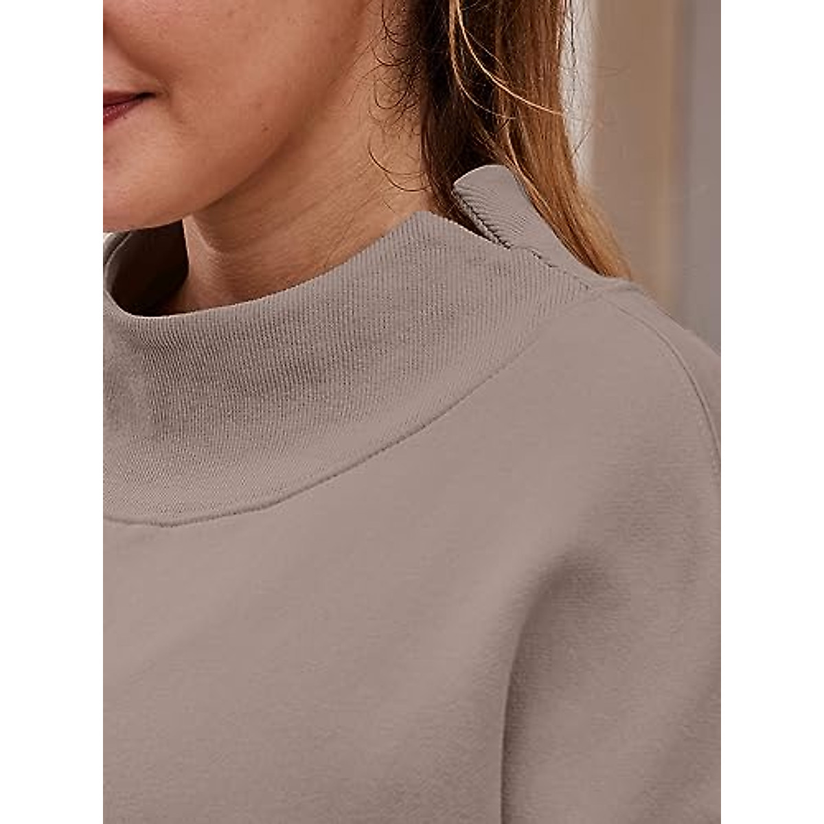 Trendy Queen Oversized Sweatshirts For Women Turtleneck Pullover Fleece Long Sleeve Hoodies Tops Fall Outfits Y2K Fashion Clothes