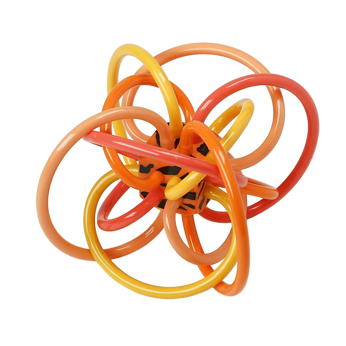 Manhattan Toy Year of The Tiger Winkel Rattle and Sensory Teether Toy Multicolor