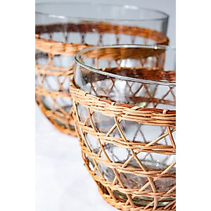 Seagrass Rattan Cage Salad Bowl | Medium