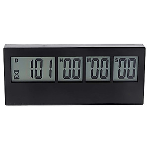 Dsxnklnd 999 Days Countdown Clock LCD Digital Screen Kitchen Timer Event Reminder for Wedding Retirement Lab Kitchen
