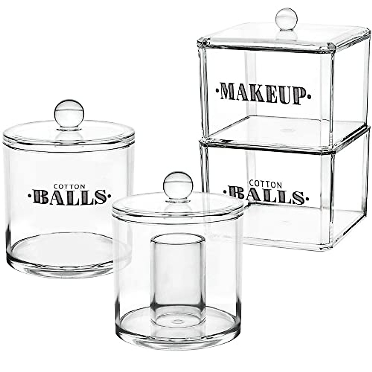 Talented Kitchen Farmhouse Bathroom Beauty Organization Labels – 72 Bathroom & Makeup Organization Preprinted Sticker. Water Resistant, Canister Labels. Jar Decals Bath Storage (Set of 72 – Bathroom)