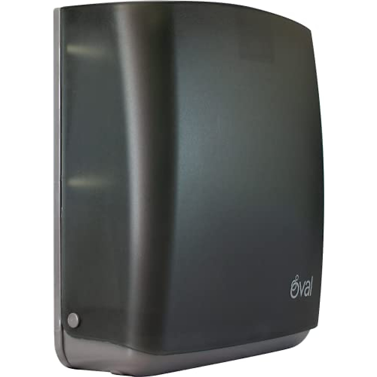 OVAL - Multifold Paper Towel Dispensers | Wall Mount Paper Towel Holder Large Capacity Storage 400 Paper Towels | Durable ABS for High-Traffic Areas | Commercial Wall Mounted Paper Towel Holder