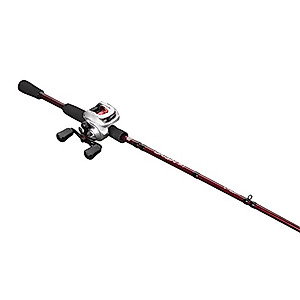 13 FISHING - Origin F1 - 6'7" M Baitcast Combo - 8.1:1 Gear Ratio - Right Hand Retrieve (Fast Action) (Fresh) - OF18.1-67M-RH, Silver/Red