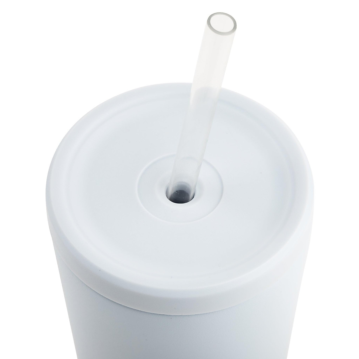 Manna Ranger Double-wall Insulated Stainless Steel Tumbler with Leak-proof Smart Seal Lid and Reusable Tritan Straw - 24 Oz - Agate