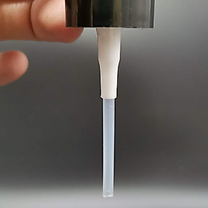 TIHOOD 10PCS Replacement Foundation Pump Black Plastic Cosmetic Liquid Foundation Makeup Pump Replacement Tool