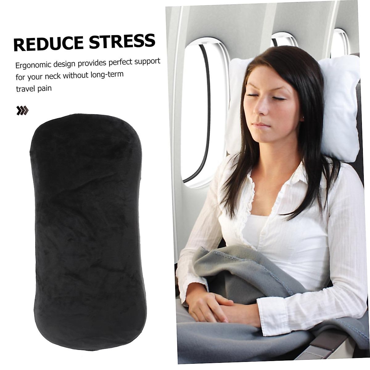 Toddmomy Memory Pillow Cover for Sleeping Neck Pillow Bed Pillow Neck Rest Pillow for Office Nap