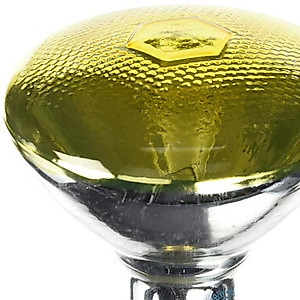 Westinghouse 04409 Yellow 0440900, 100 Watt, 120 Volt Flood BR38 Incandescent Bug Light Bulb, 1 Count (Pack of 1)