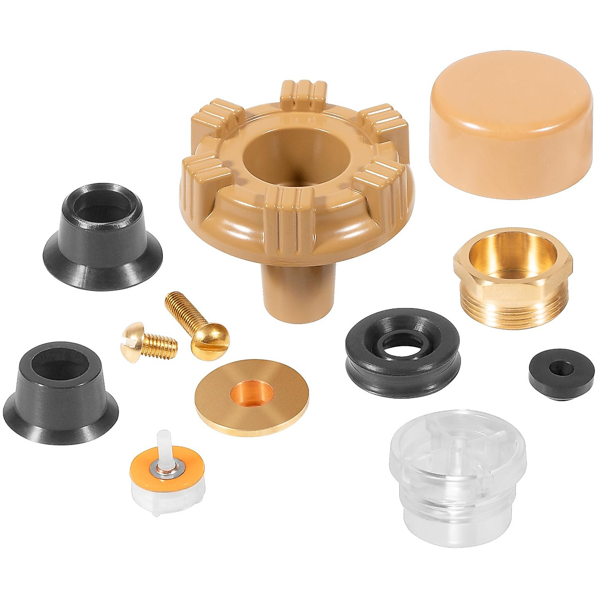 usvehj RK-17MH Repair Kit Metal Handle Replacement for Woodford Model 17 Outdoor Faucet - Frost-Proof Design (12Pcs)