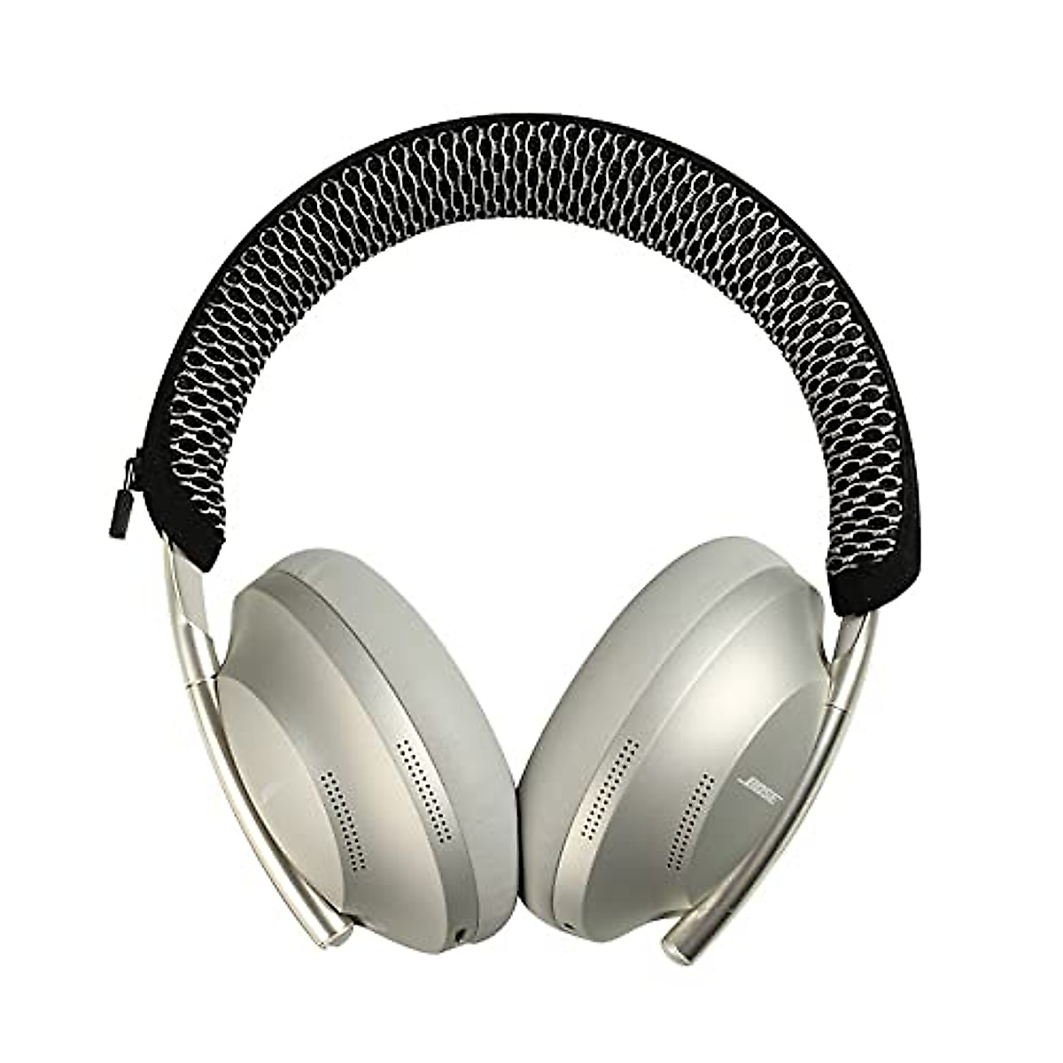 Headband Pad Cushion for Bose 700 Headphones, Replacement Headband Cover Protector Zipper Installation - Black